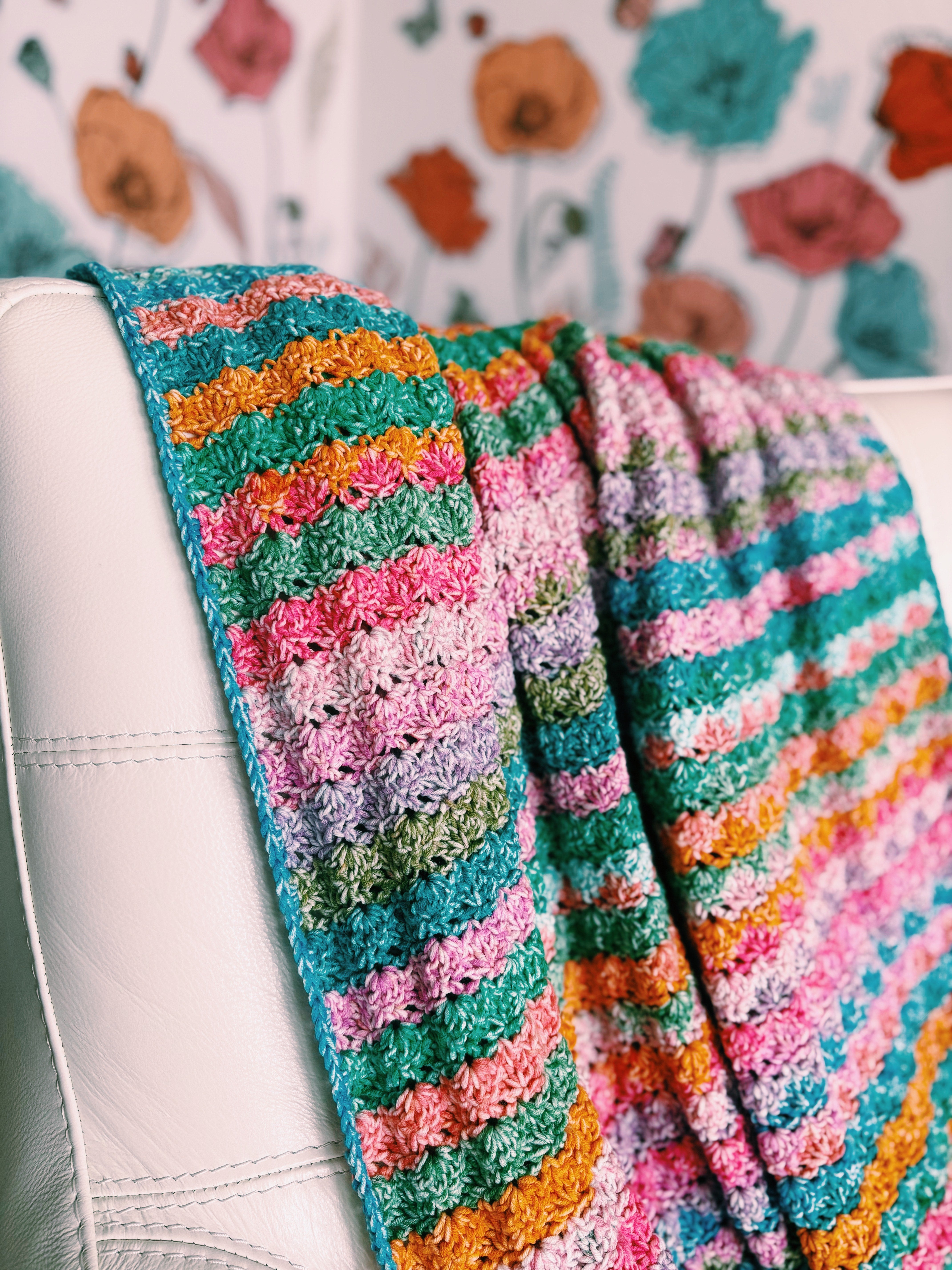 Shell Stitch Crochet Blanket Pattern – The Felicity – I Can Crochet That
