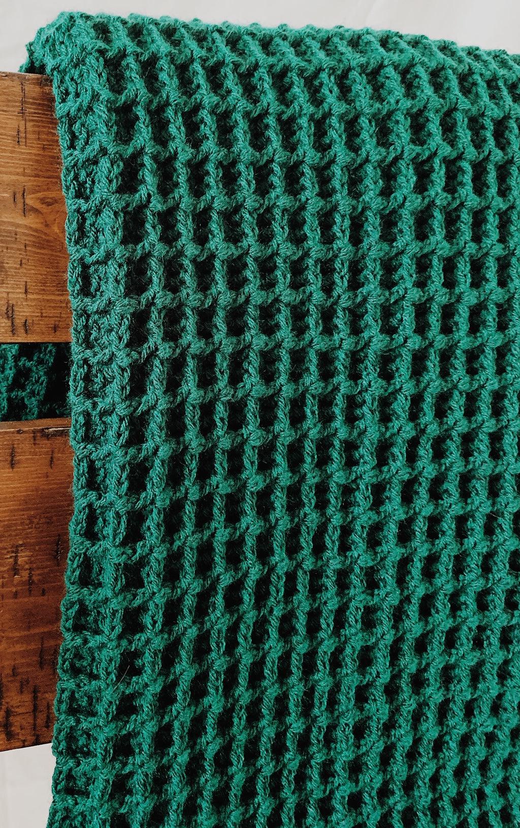 Crochet Waffle Stitch Blanket Pattern – I Can Crochet That