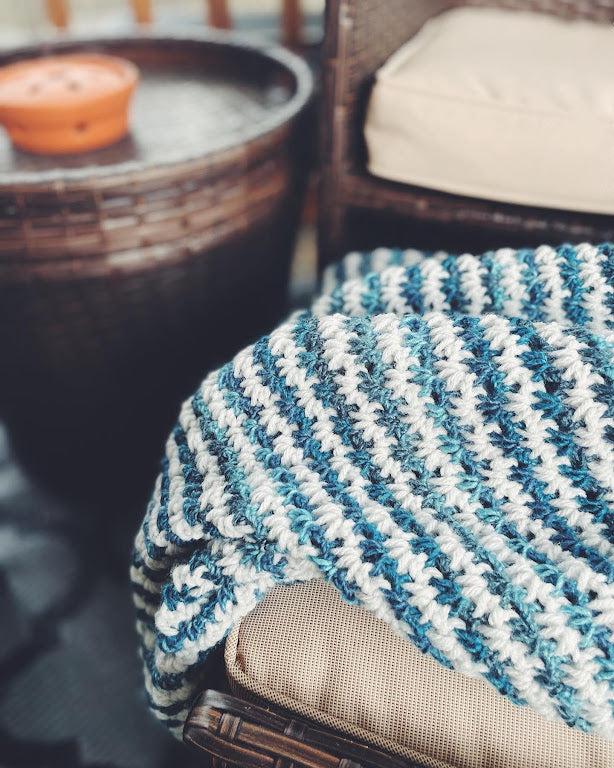 Tunisian Crochet Shell Pattern | The Isla Throw – I Can Crochet That